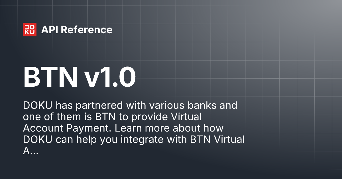 BTN v1.0 | API Reference